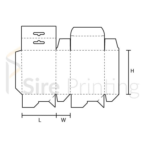 Five Panel Hanger Box | Custom Five Panel Hanger Box | Sire Printing